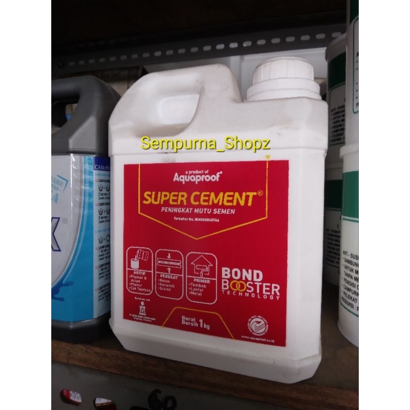 Jual Super Cement 1 kg supercement super semen Aquaproof | Shopee Indonesia