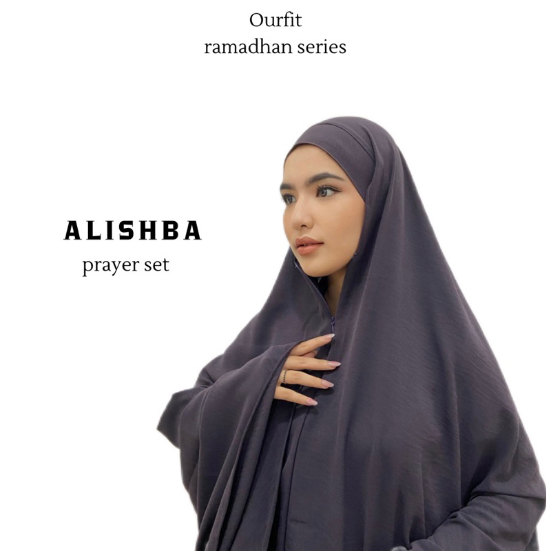 Jual ALISHBA Mukena LESTY 3in1 Crinkle Airflow Premium (prayerset) | Shopee Indonesia