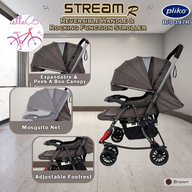 Jual Stroller Pliko Stream R BS397R (warna cantumkan di note / chat ...