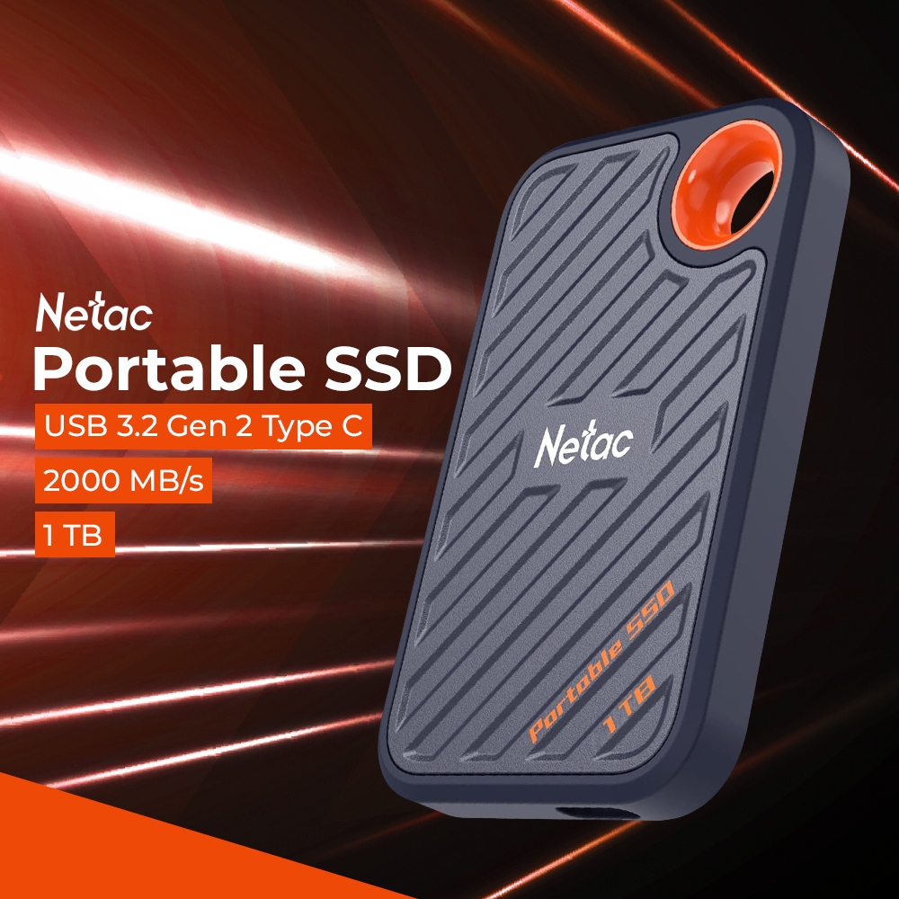 Jual Portable SSD 2000MB/s External USB 3.2 Gen2 Type C Biru 1TB ...