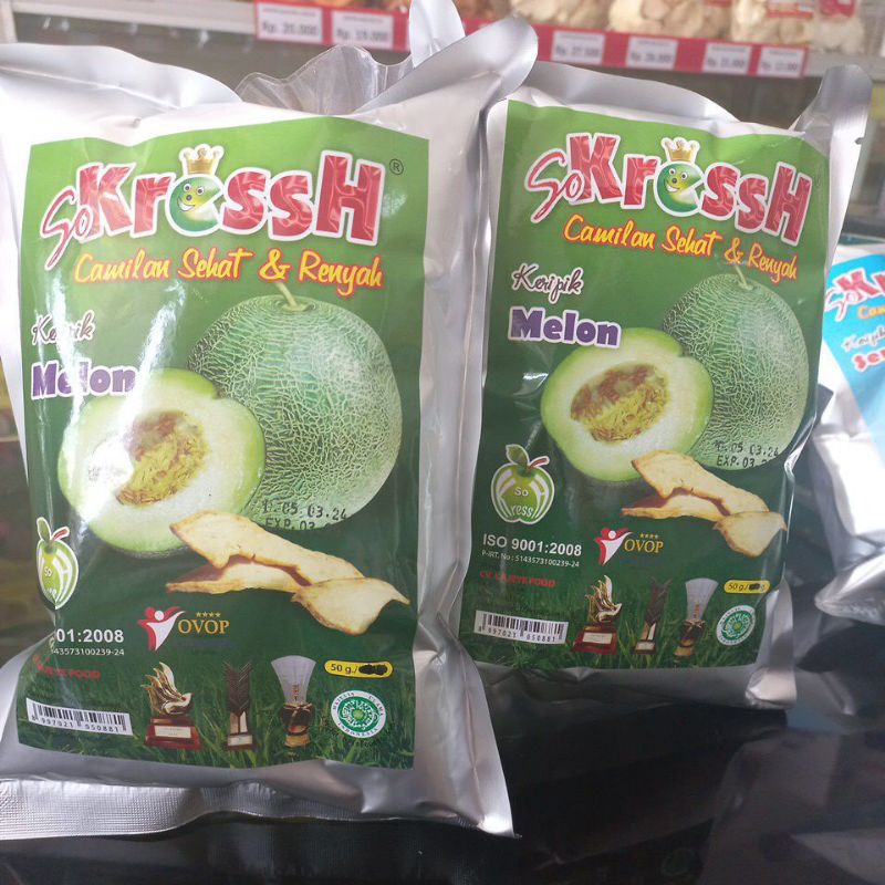 Jual Keripik Melon | Khas Malang | So kreesh | Camilan Sehat & Renyah ...