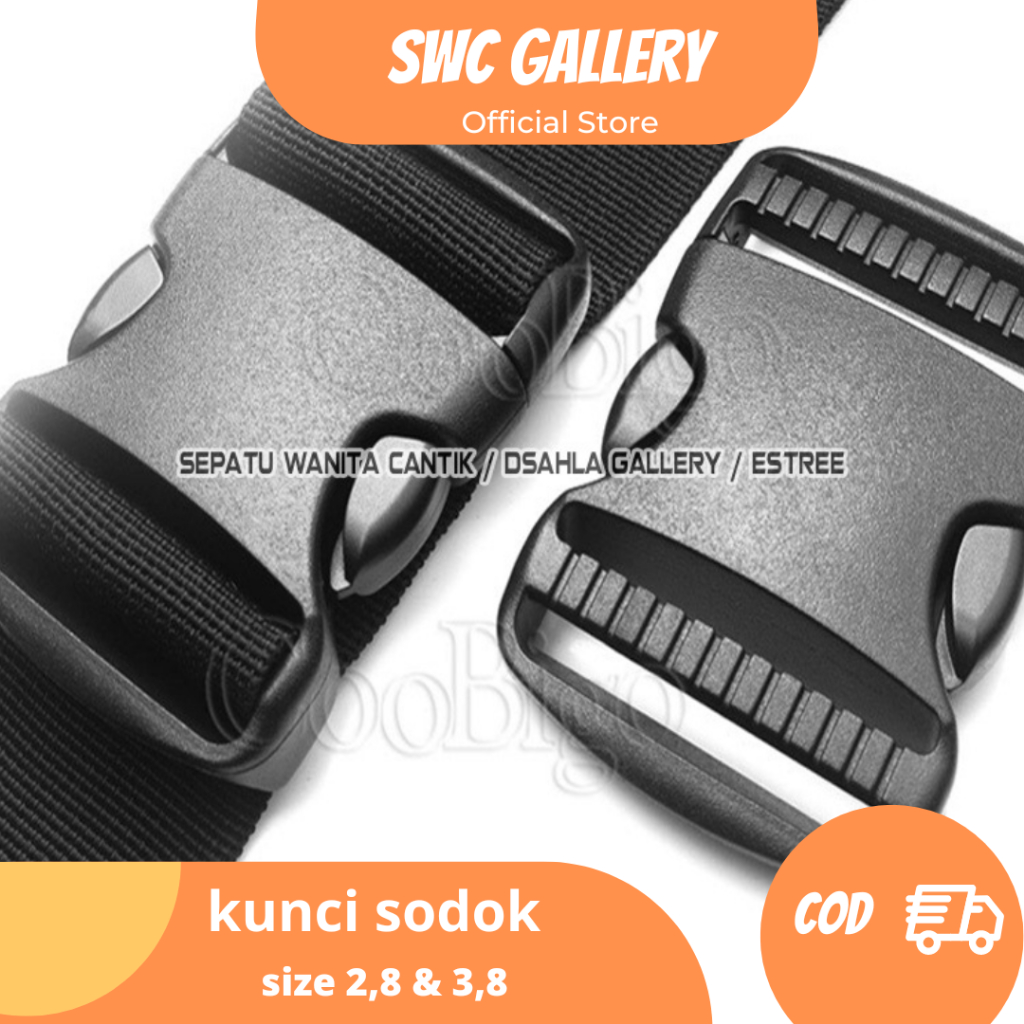 Jual 1 Pcs Kunci Sodok Tas Cantolan GX 2.5 cm Plastik Buckle Acetal ukuran2. 2,5 . 3,9. 5 cm ...