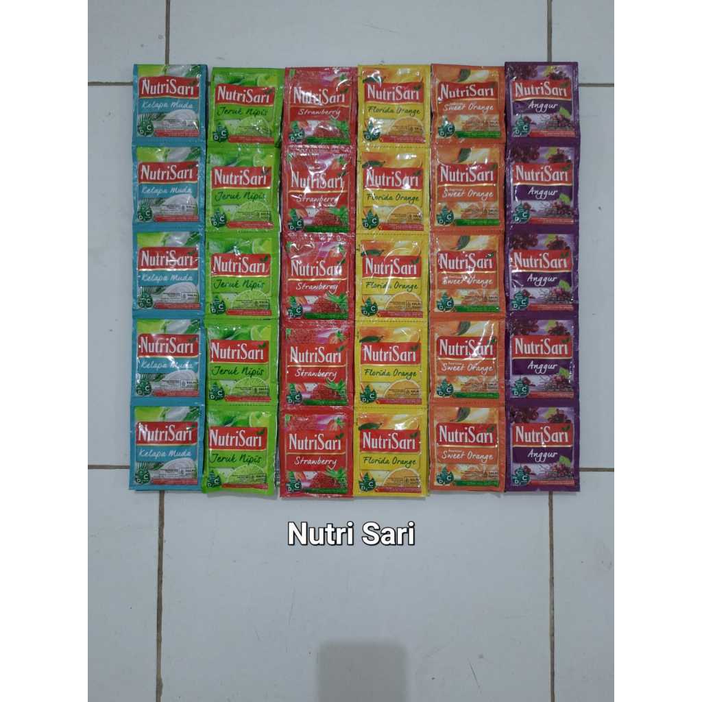 Jual nutrisari nutri sari sachet ALL VARIAN renceng an (10sacet ...