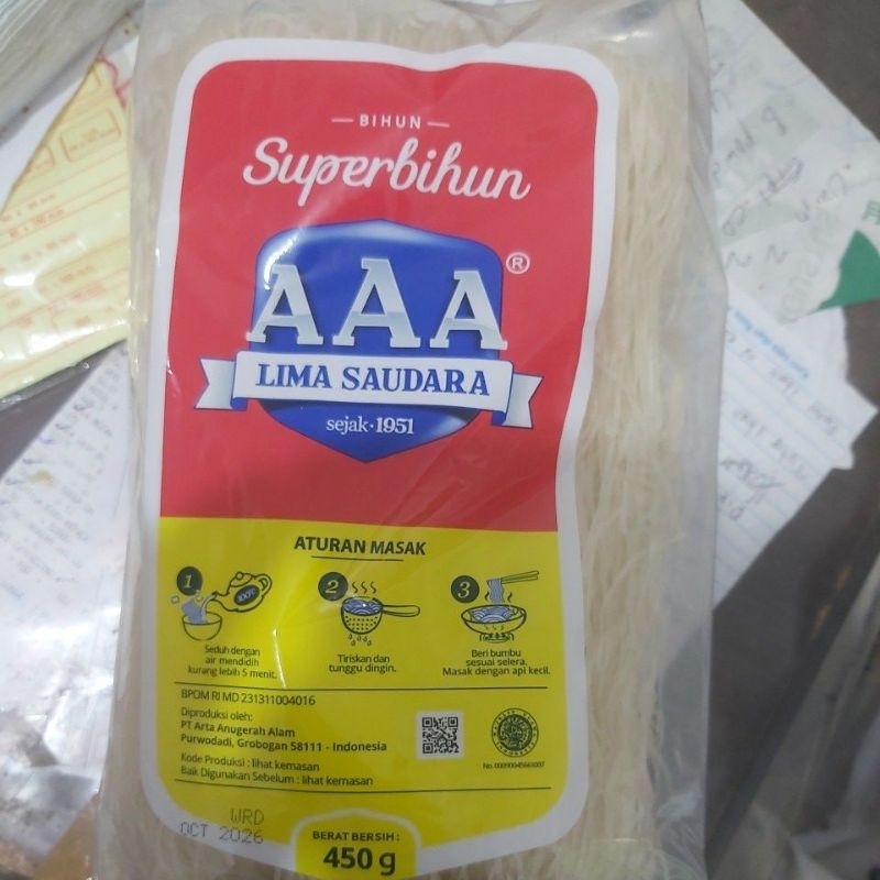 Jual bihun aaa 450g | Shopee Indonesia
