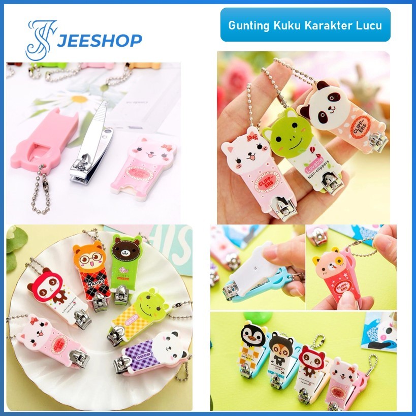 Jual Gunting Kuku Karakter Lucu Mini Manicure Pedicure Gunting Kuku ...
