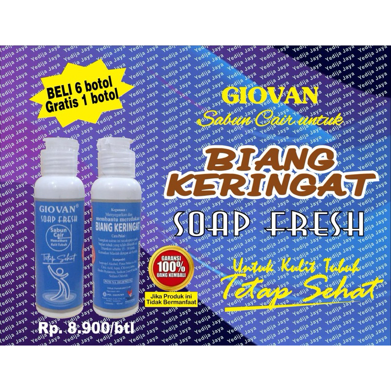 Jual Sabun Giovan Soap Fresh Healthy Life Style | Shopee Indonesia