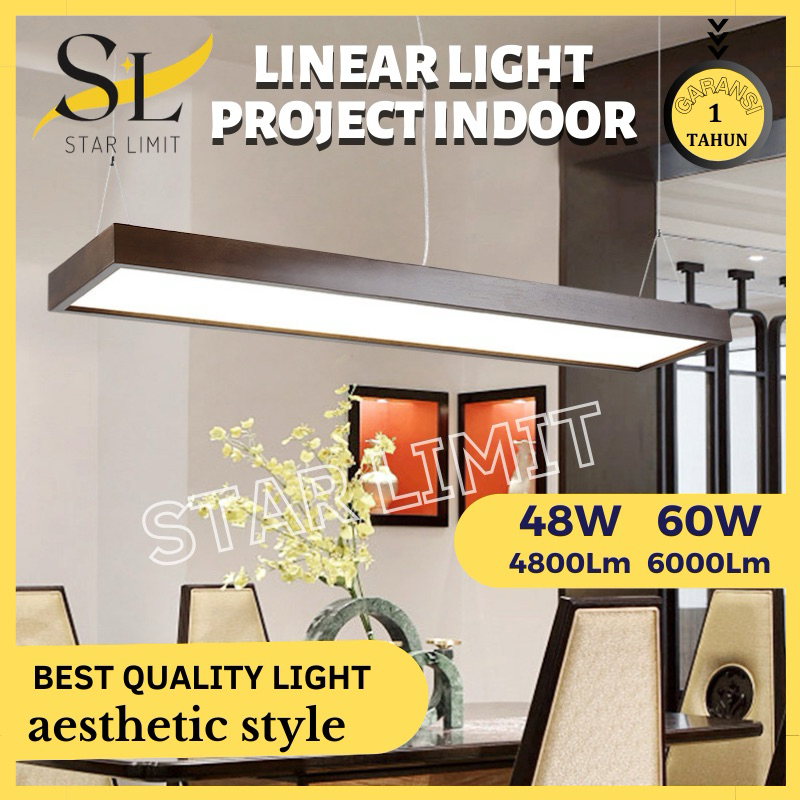 Jual Lampu Gantung Led Downlight Lampu Balok Lampu Kerja Office Kantor ...