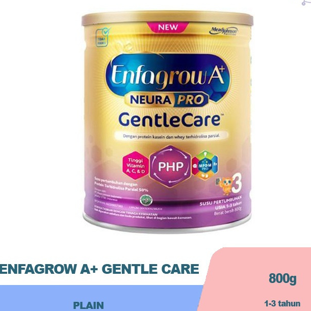 Jual Enfagrow A+ 3 Gentle Care 800gr untuk usia 1-3tahun | Shopee Indonesia