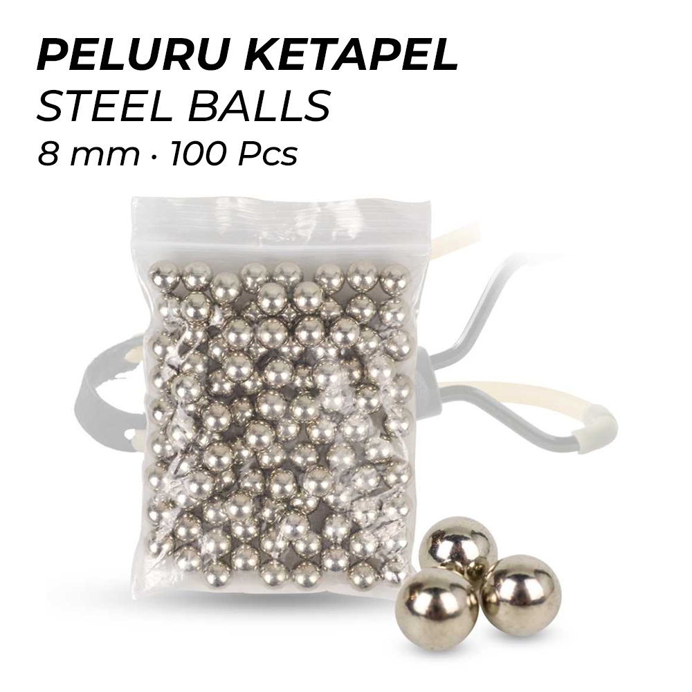 Jual Gotri Pelor Peluru Ketapel 8mm Steel Balls 100PCS 8mm | Shopee ...