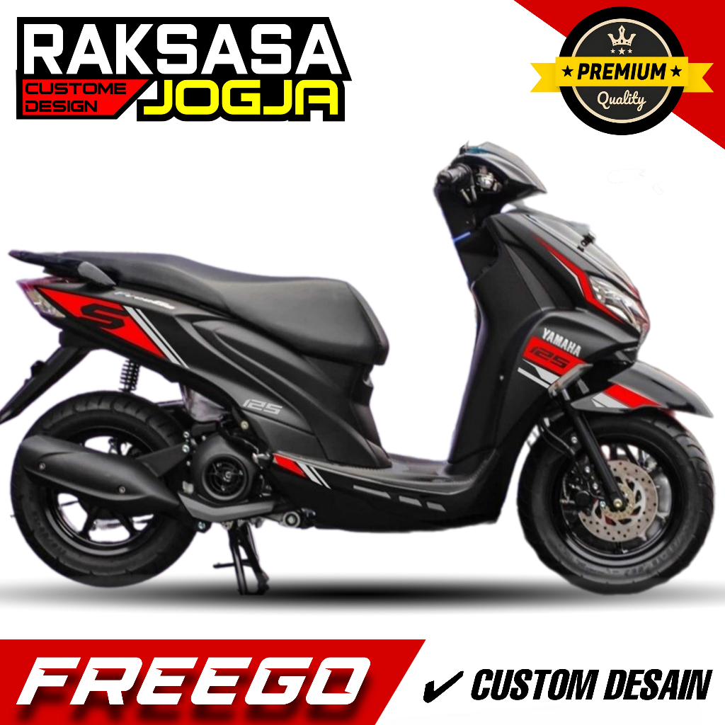 Jual STRIPING CUSTOM YAMAHA FREEGO KUALITAS PREMIUM / STRIPING VIRAL ...