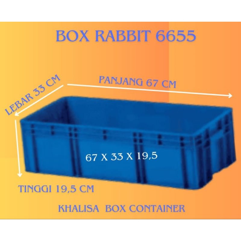 Jual box kontainer rabbit no6655 | Shopee Indonesia
