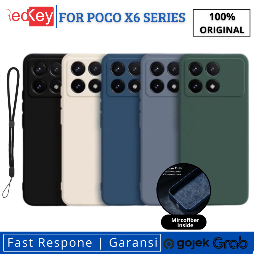 Jual Case Xiaomi Poco X6 Pro 5G Liquid Silicone Mircrofiber Casing ...