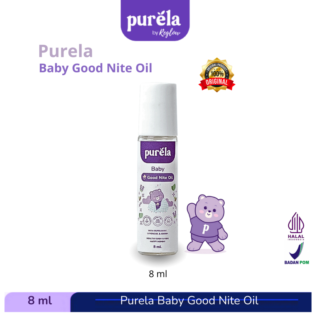 Jual Purela by Reglow Baby Good Nite Oil Minyak Malam Bayi Perawatan ...