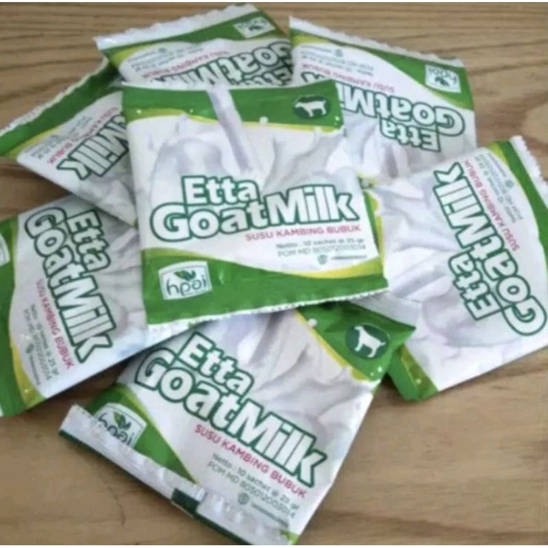 Jual ETTA GOAT MILK EGM Kecer 1 Sachet Susu Kambing Ettawa Manis ORI 94 ...