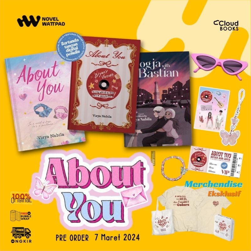 Jual Novel About You Visya Nabila Cloudbooks Publishing | Shopee Indonesia