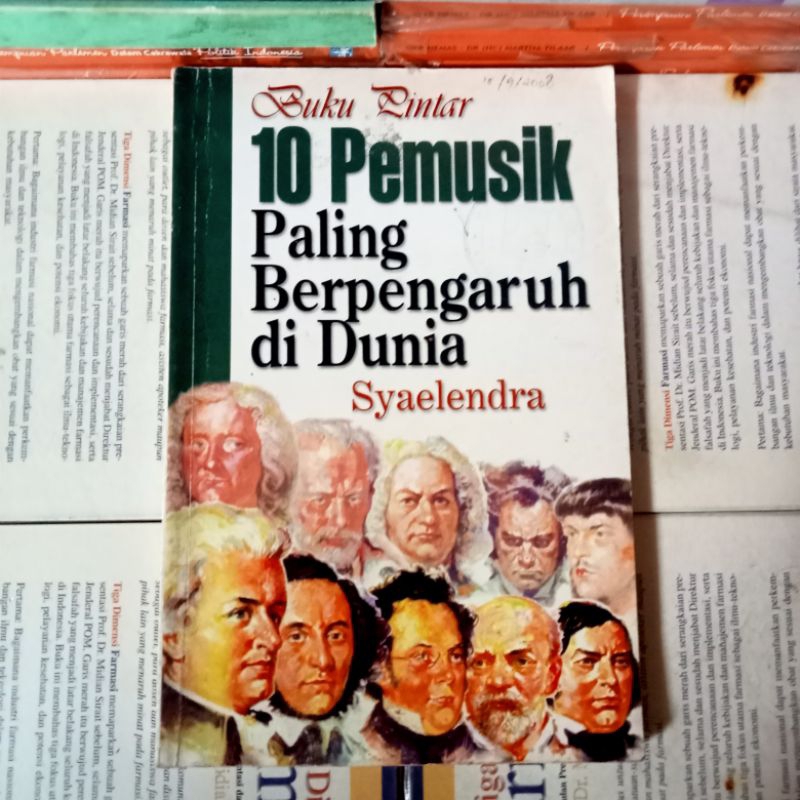 Jual BUKU PINTAR 10 PEMUSIK PALING BERPENGARUH DI DUNIA | Shopee Indonesia