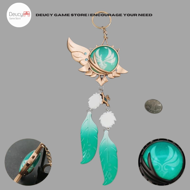 Jual Gantungan Kunci Venti Vision Genshin Impact | Genshin Venti Vision ...