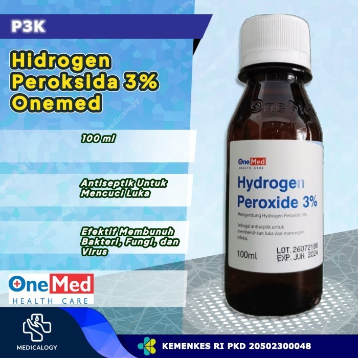 Jual Larutan H2O2 Hidrogen Peroksida 3% 100 ml | Shopee Indonesia