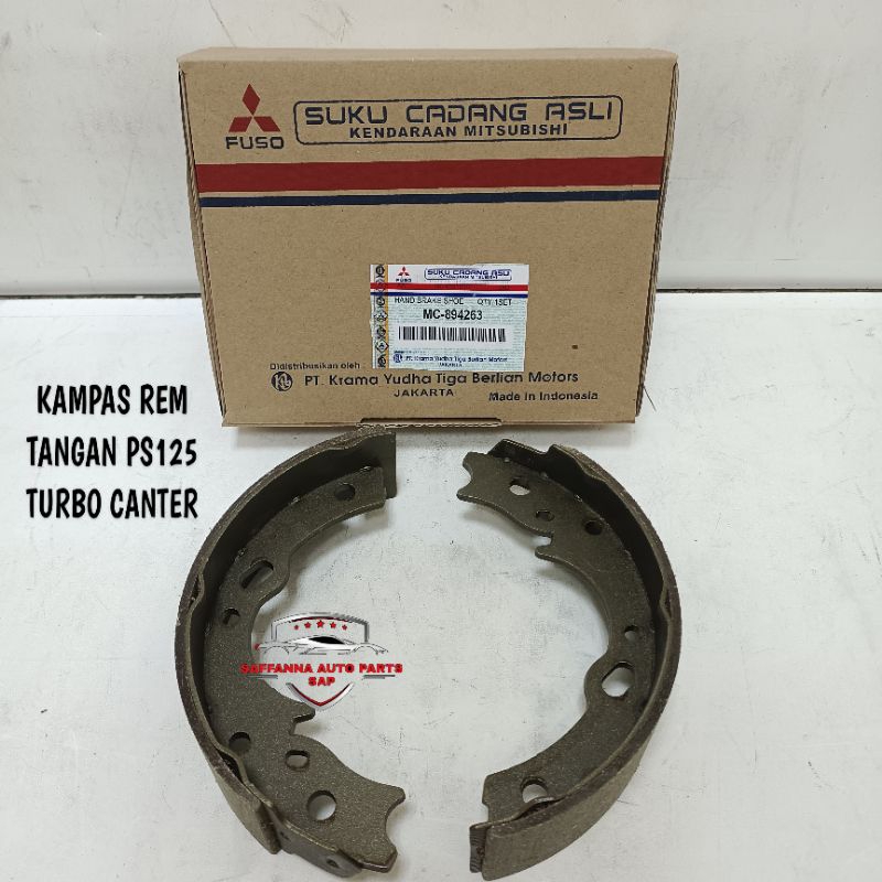 Jual KAMPAS REM TANGAN HAND BRAKE SHOE MITSUBISHI PS125 TURBO CANTER ...