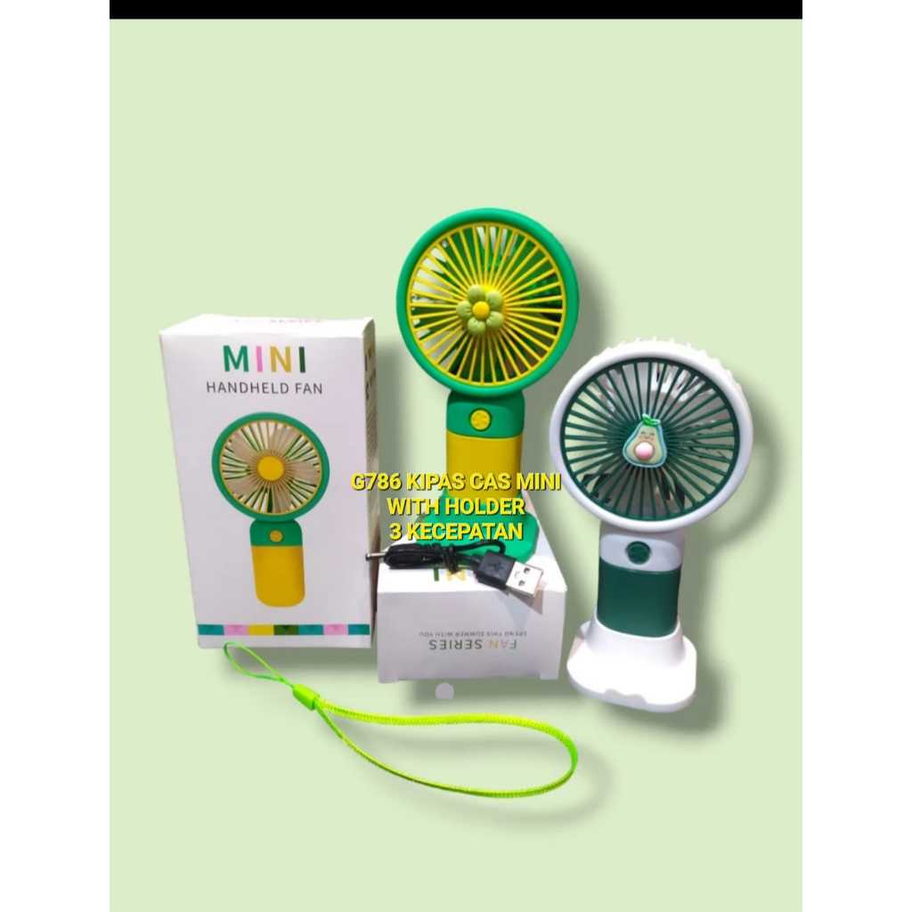 Jual G786 ORIGINAL KIPAS ANGIN CAS MINI HOLDER ORI FAN PORTABLE TANGAN ...