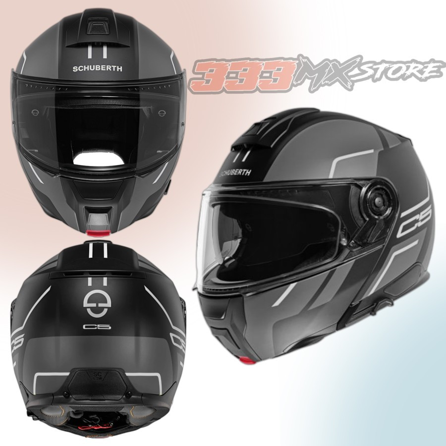 Jual Helm Schuberth C5 Master Grey Helm Full Face Modular C5 Original ...