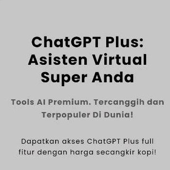 Jual CHATGPT PLUS 4 DALL-E3 SORA AI AKSES SHARING | Shopee Indonesia