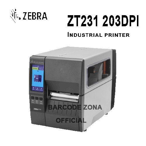 Jual PRINTER BARCODE ZEBRA ZT231 203DPI USB+RS232+LAN | Shopee Indonesia