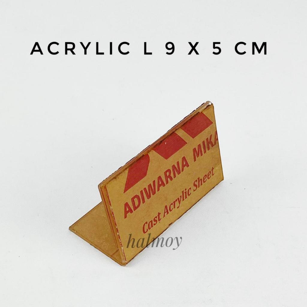 Jual ACRYLIC SEGITIGA L 9 X 5 CM | Shopee Indonesia