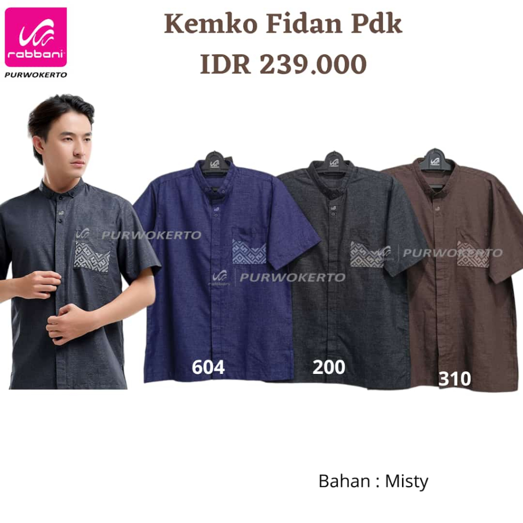 Jual RABBANI - KEMEJA KOKO FIDAN PDK / KEMKO FIDAN RABBANI | Shopee ...