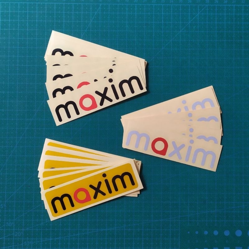 Jual Stiker Maxim Cutting Reflective | Shopee Indonesia