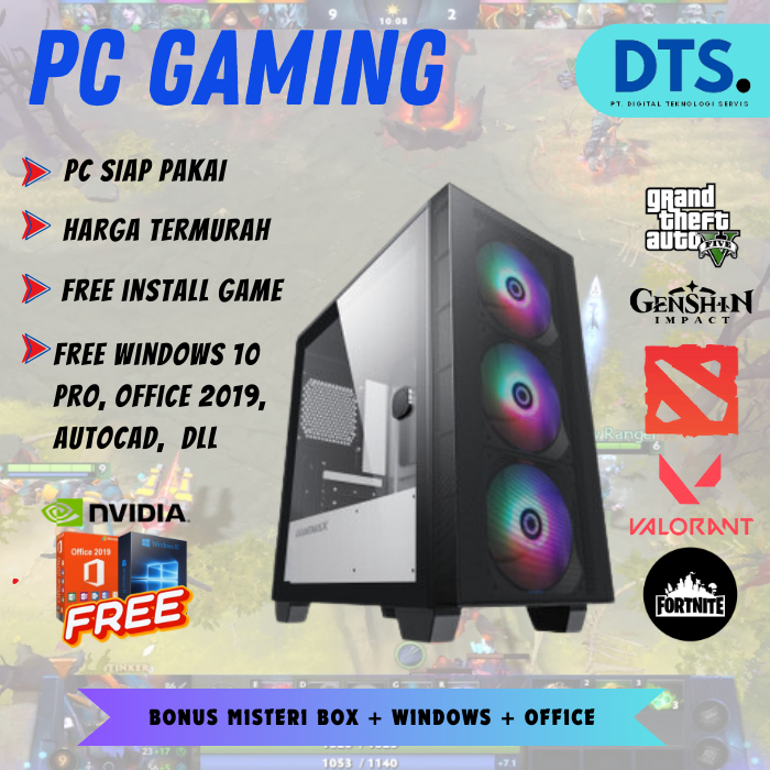 Jual PC GAMING Intel Core i3 10105F / GTX 1650 Super / SSD / HDD | Shopee Indonesia