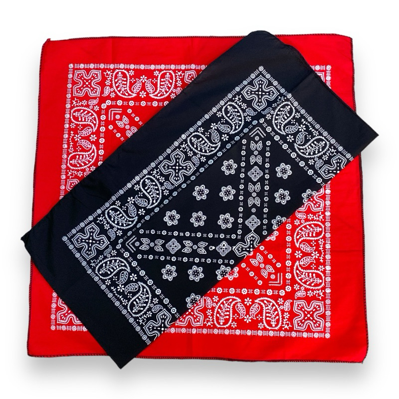 Jual Bandana Slayer Motif Paisley Ukuran 45x45cm Bahan Poly bukan Katun ...