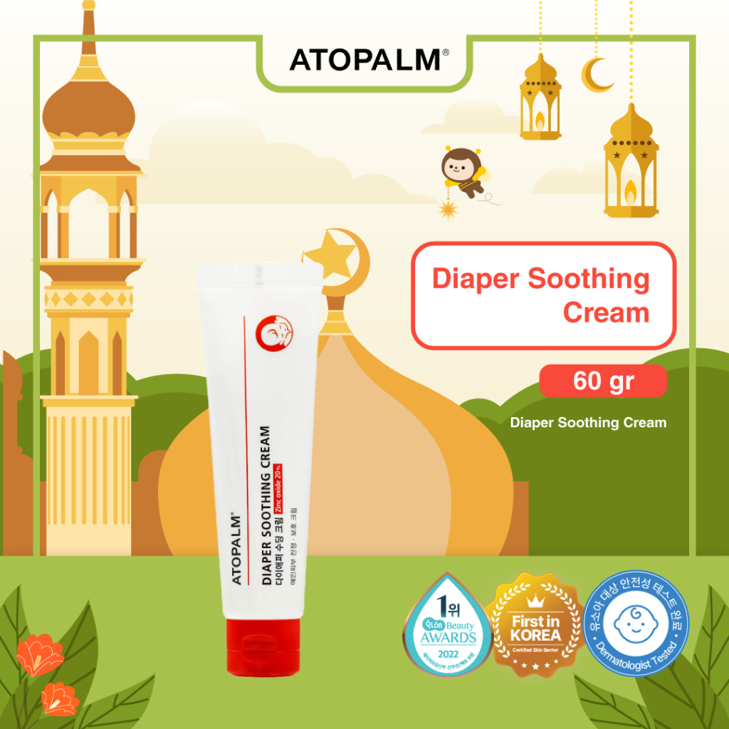 Jual ATOPALM Diaper Soothing Cream 60g - Krim Ruam Popok | Shopee Indonesia