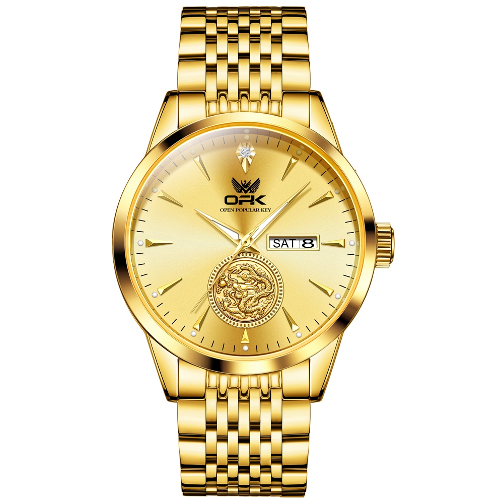 Jual OPK Jam Tangan Pria Original Anti Air Analog Keren Tahan Bisnis ...