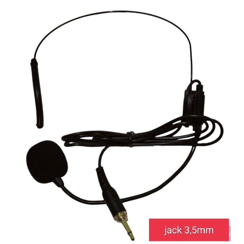 Jual mic bando clip on ,mic condensor jek 3,5mm drat luar | Shopee ...