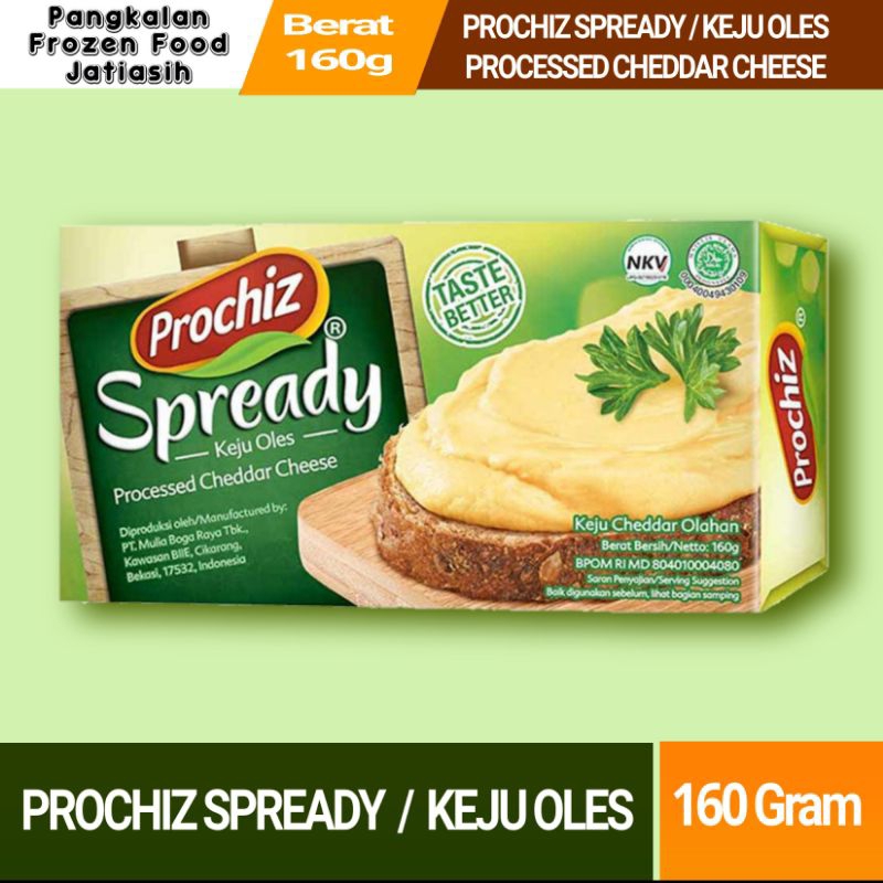 Jual PROCHIZ Spready I Keju Oles I 160g | Shopee Indonesia