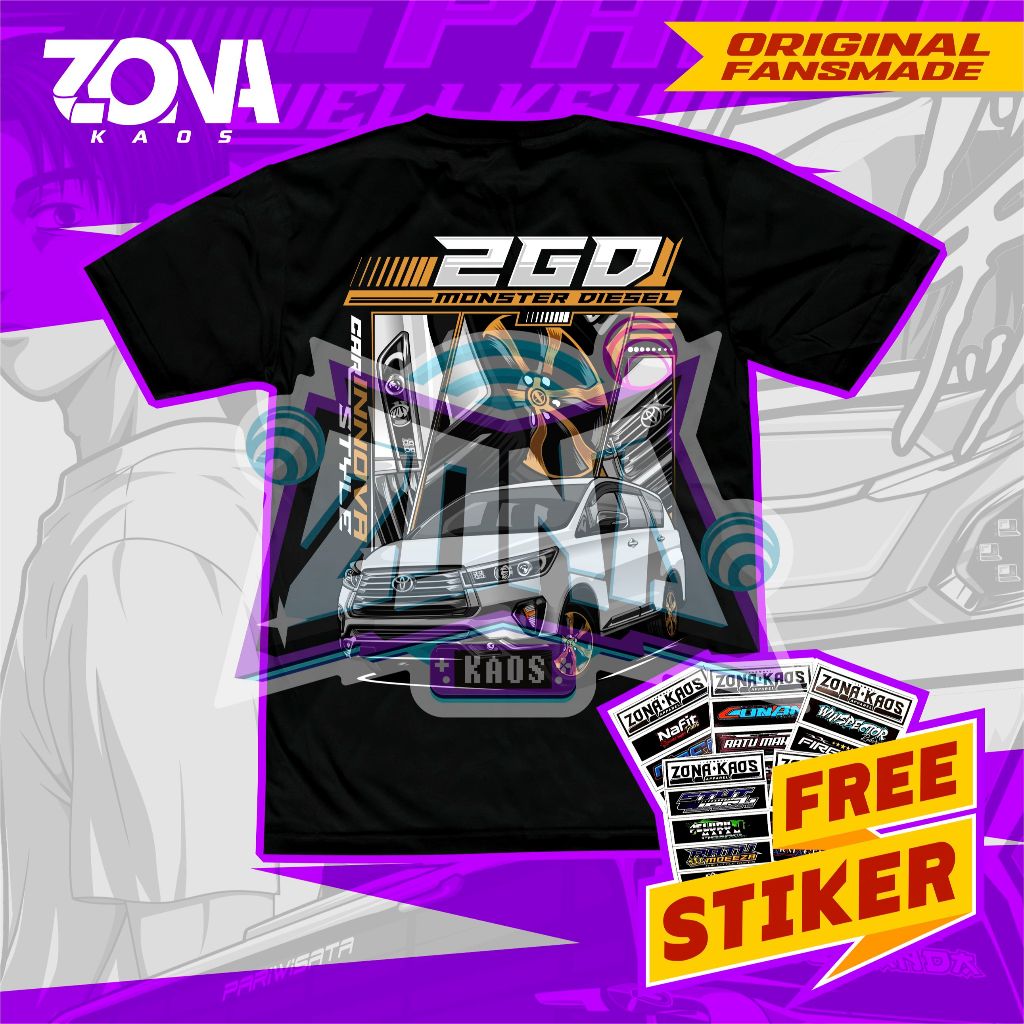 Jual KAOS INNOVA 2GD MONSTER DIESEL POWER KAOS MOBIL OTOMOTIF DEWASA ...