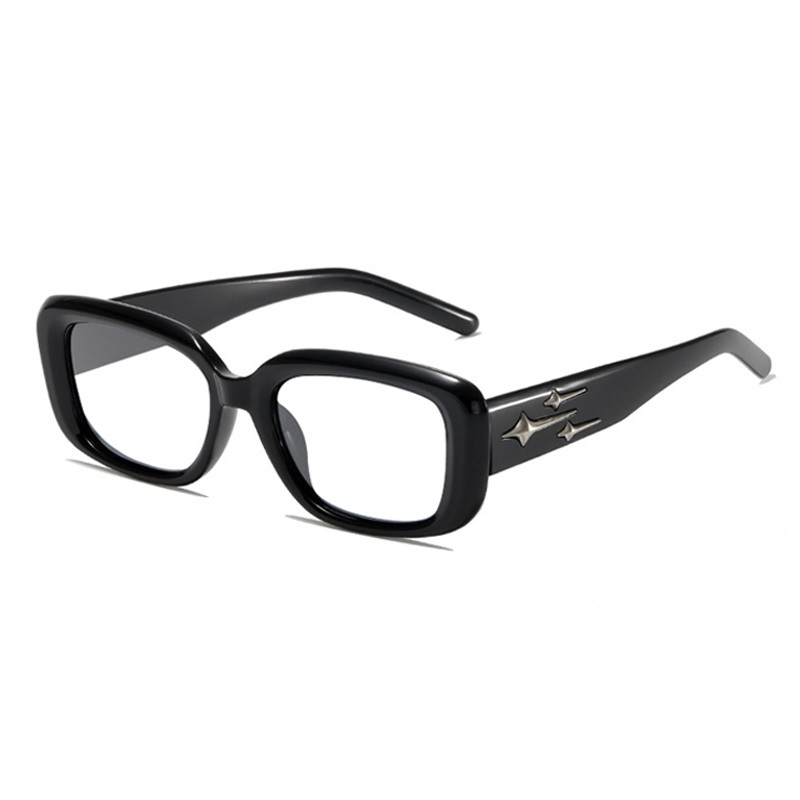 Jual Coglorn Kacamata Hitam Boldie Frame Tebal Skinny Persegi Panjang ...
