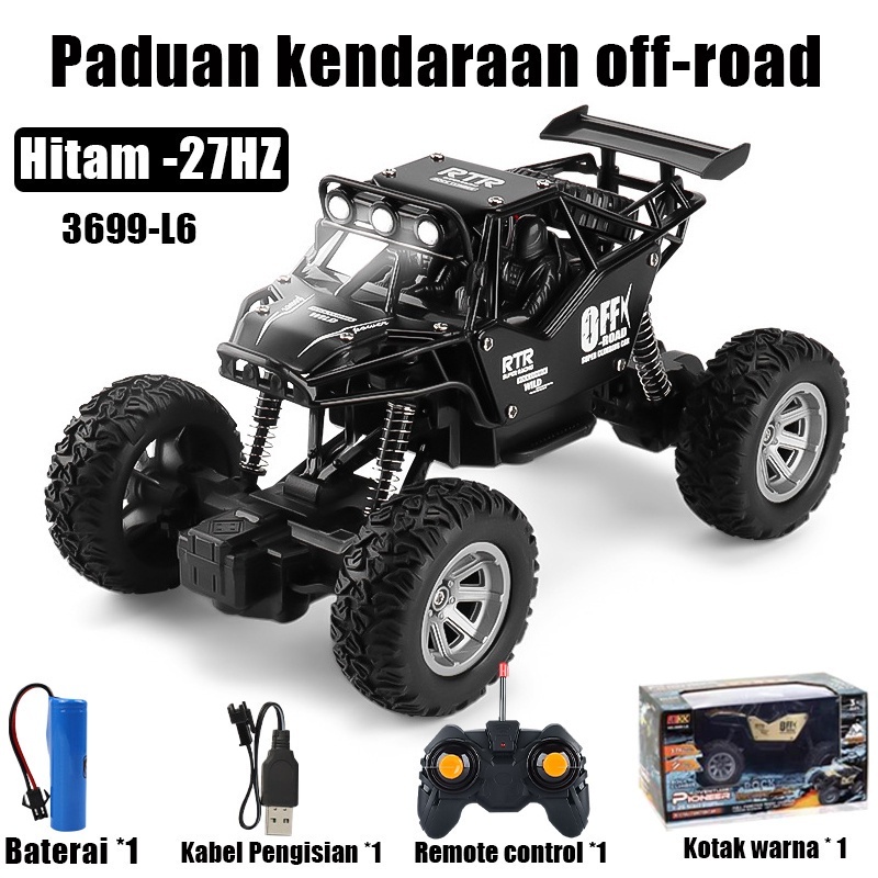 Jual Mobil Mainan 1:18 Remote Control Off-Road Penggerak Dua Roda Mobil Pendakian Paduan Kuat RC ...