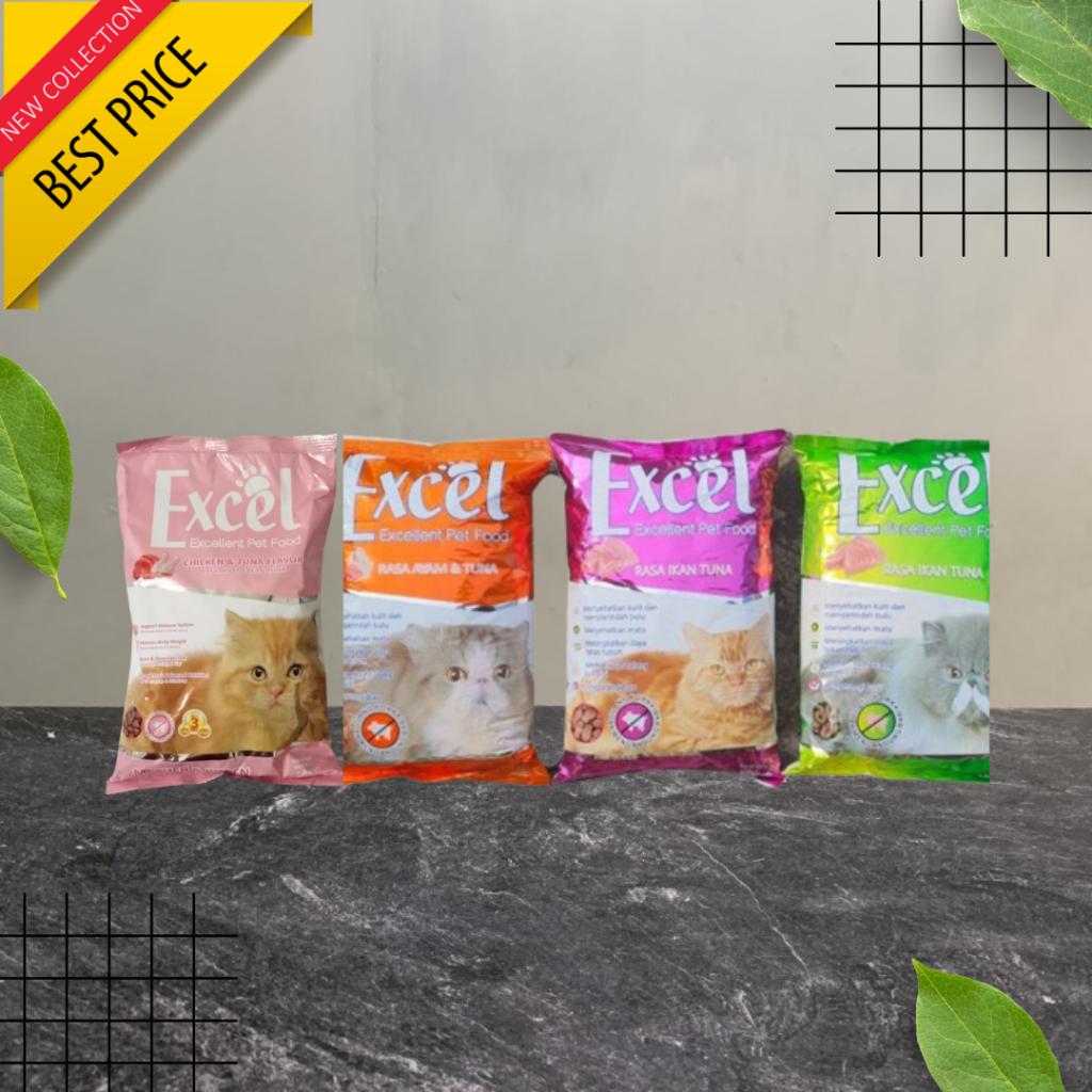 Jual Excel Dry Food Cat All Varian 500gr | Shopee Indonesia