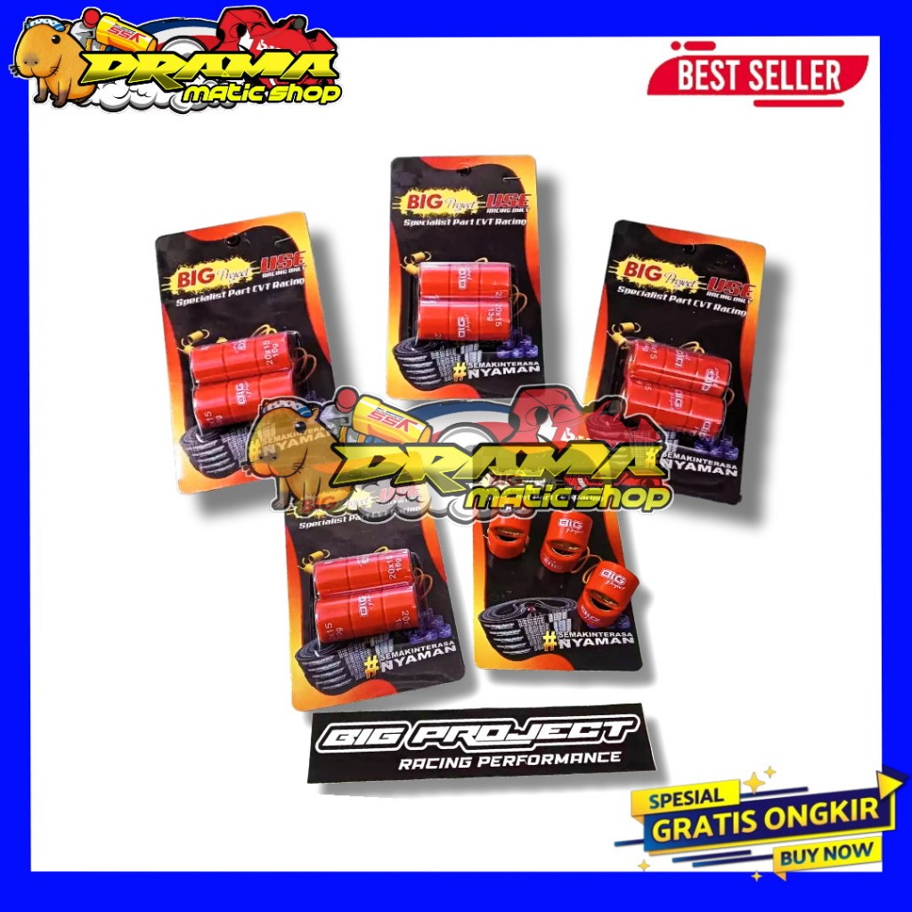 Jual Roller racing Bigproject grade B All matic beat mio vario pcx ...