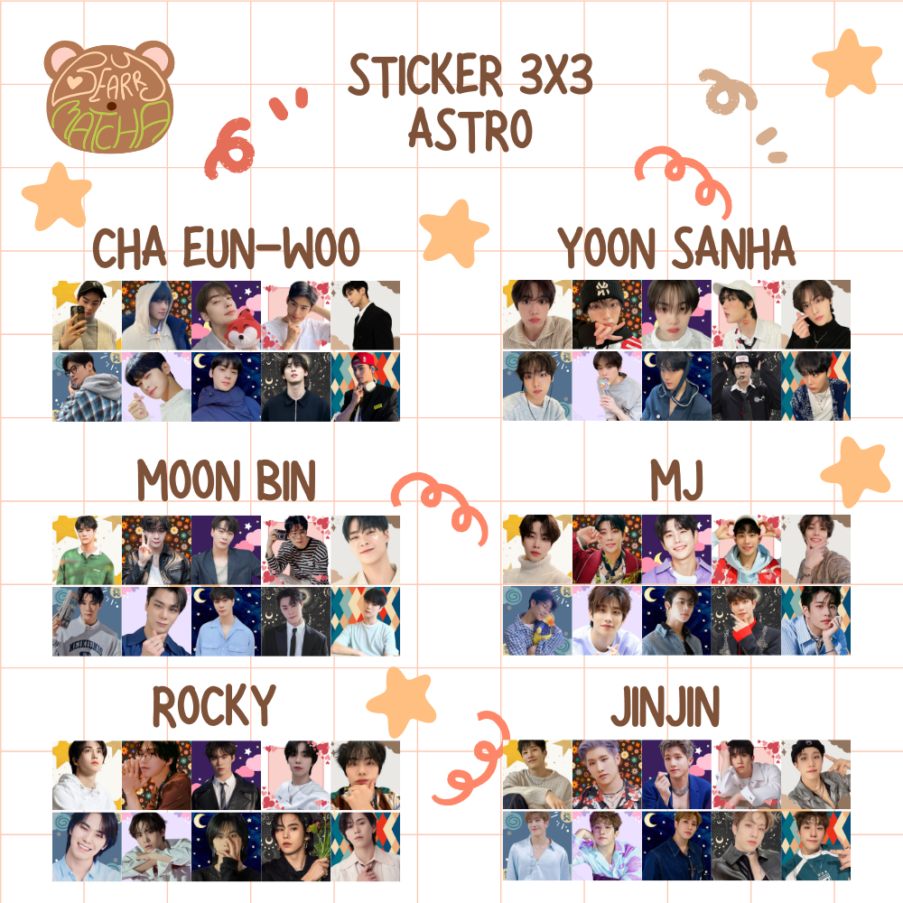 Jual [READY STOCK] isi 50 pcs sticker ASTRO | Shopee Indonesia