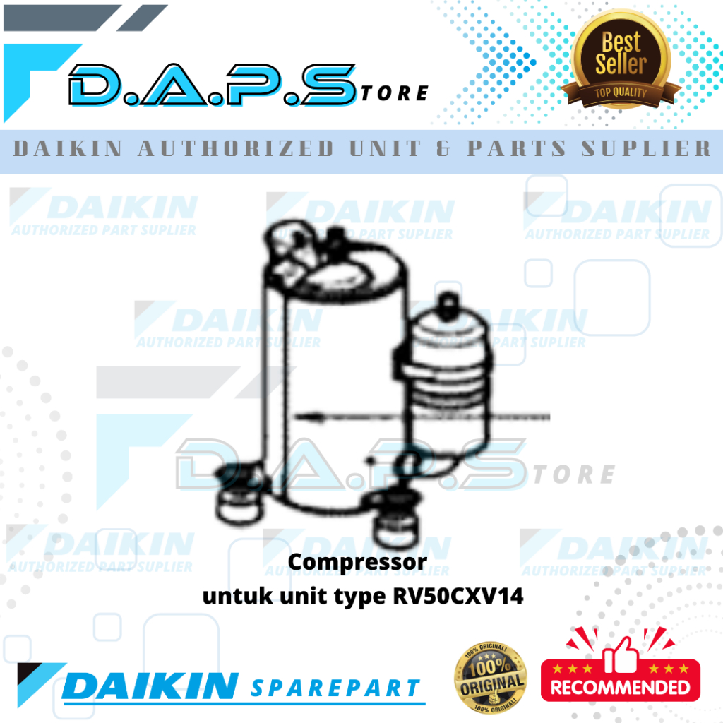 Jual Kompresor - Compressor AC DAIKIN Malaysia 2 PK RV50CXV14 | Shopee Indonesia