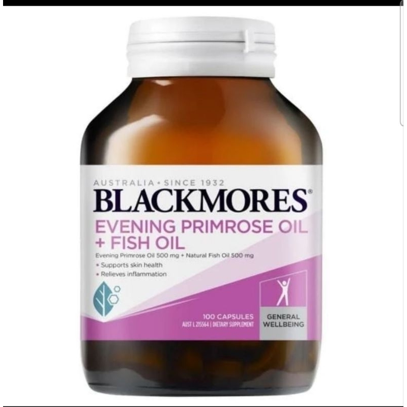 Jual Blackmores Evening Primrose + Fish Oil~100 tablet. Vitamin ...