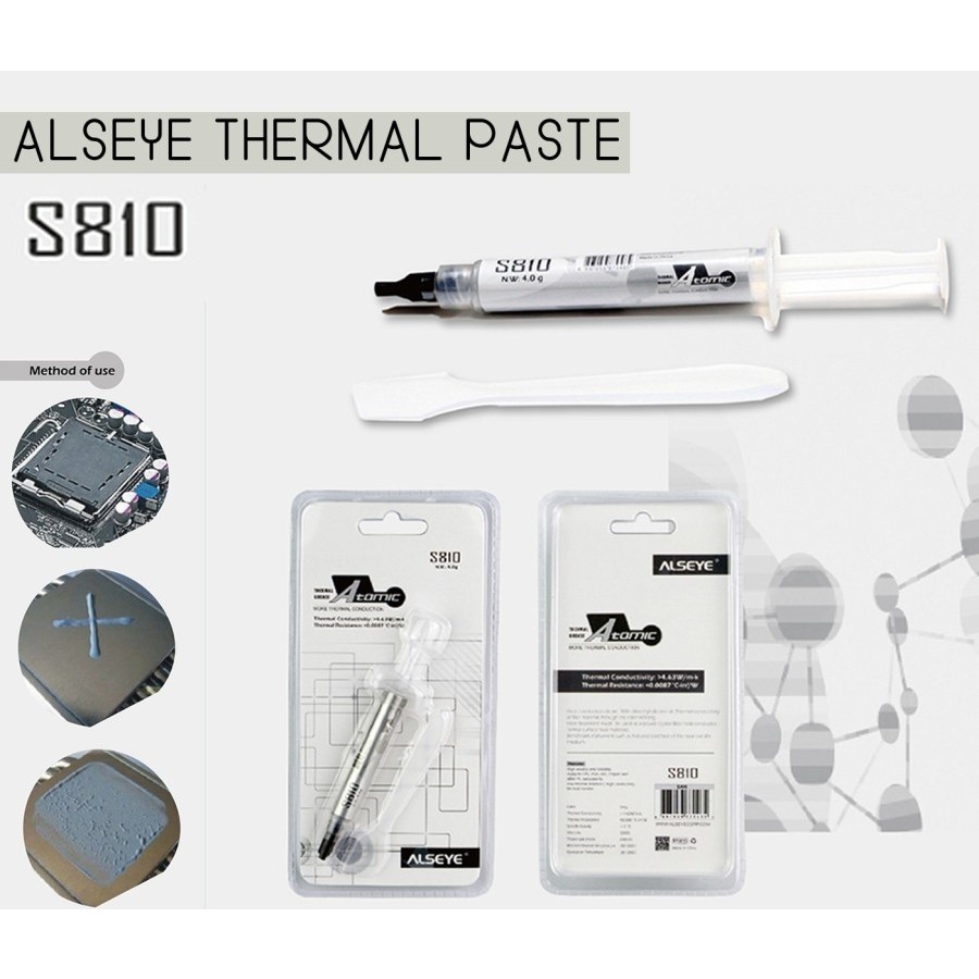 Jual ALSEYE Thermal Paste S810 Pasta Processor | Shopee Indonesia