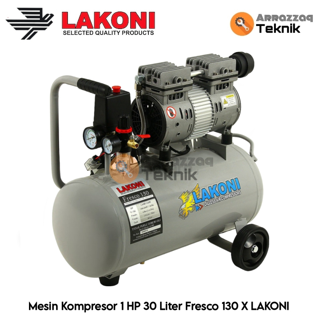 Jual Mesin Kompresor Lakoni 1 HP 30 Liter Fresco 130 X Compressor ...