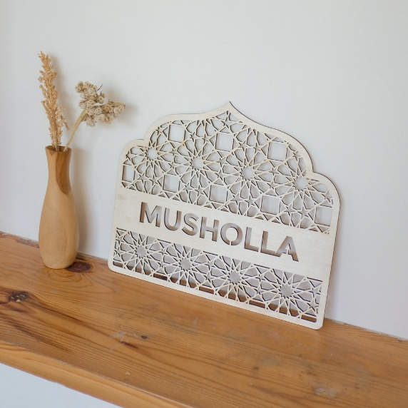 Jual Signage Mushola ala Morocco - Sign Mushola bertema Moroccan ...