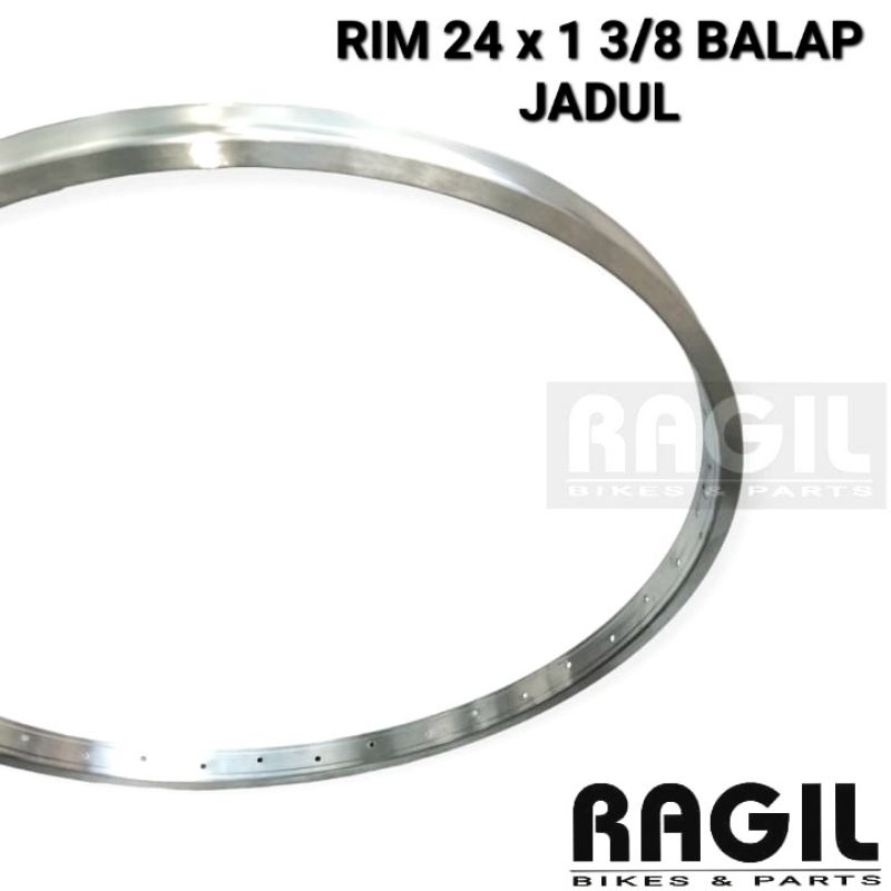 Jual VELG SEPEDA 24 x 1 3/8 ALLOY POLOS LUBANG 36 HOLE 36H RIM RIMS ...