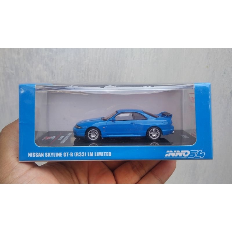 Jual INNO 64 Nissan Skyline R33 LM Biru | Shopee Indonesia