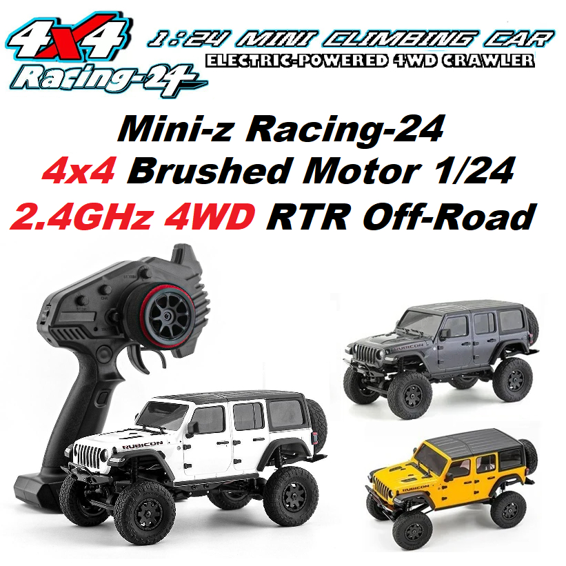 Jual Rc Mini Z Jeep Wrangler Rubicon 1/24 RTR Mini-Z 4x4 Crawler Car ...